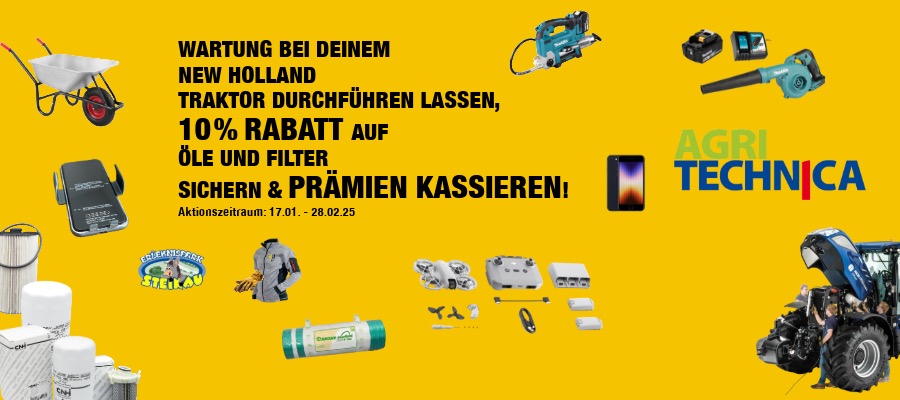 Spare bei Inspektion und kassiere eine Prämie – Leinweber Landtechnik